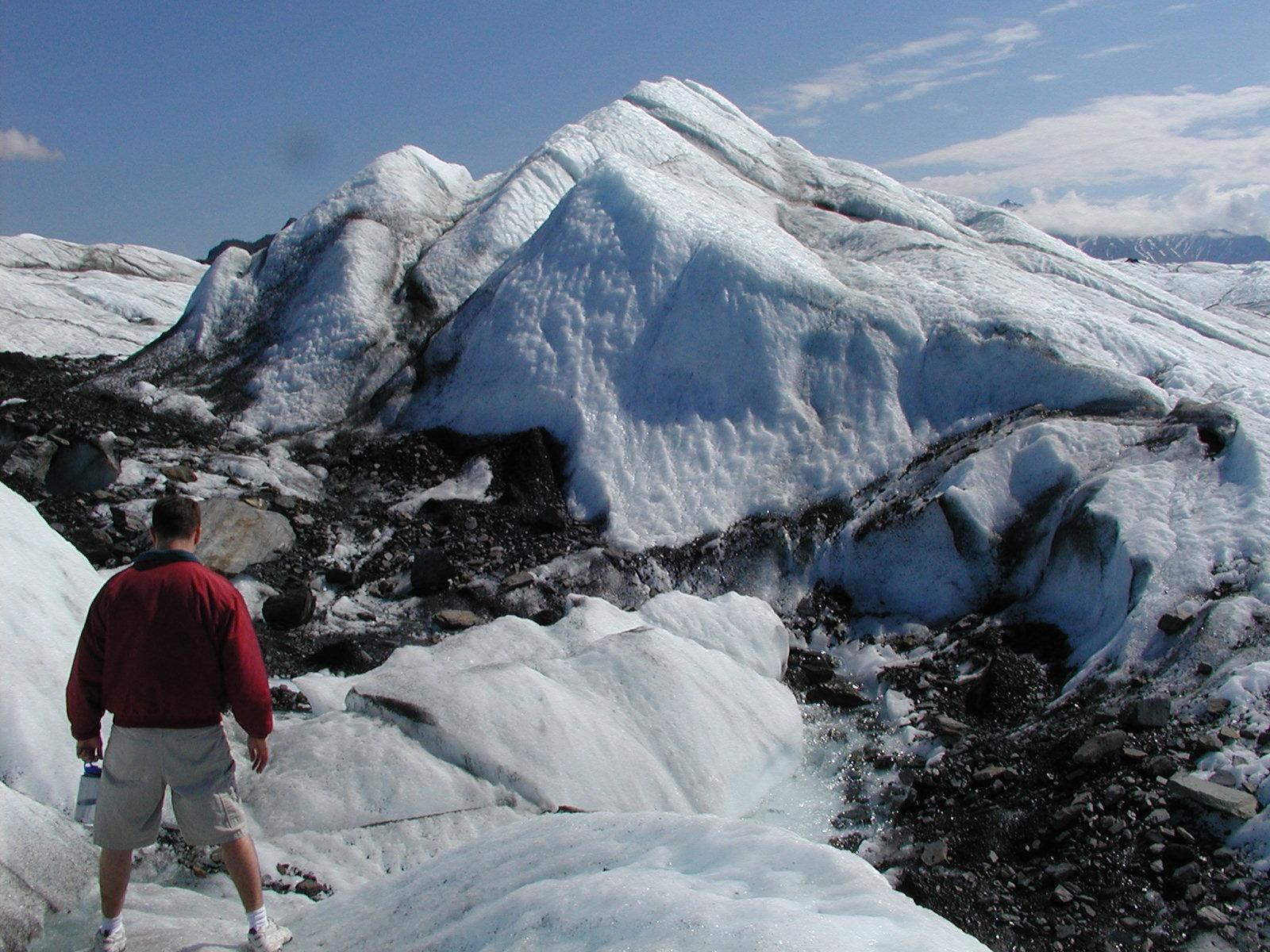 The Matanuska Glacier at Glacier View Park, June 21, 2001