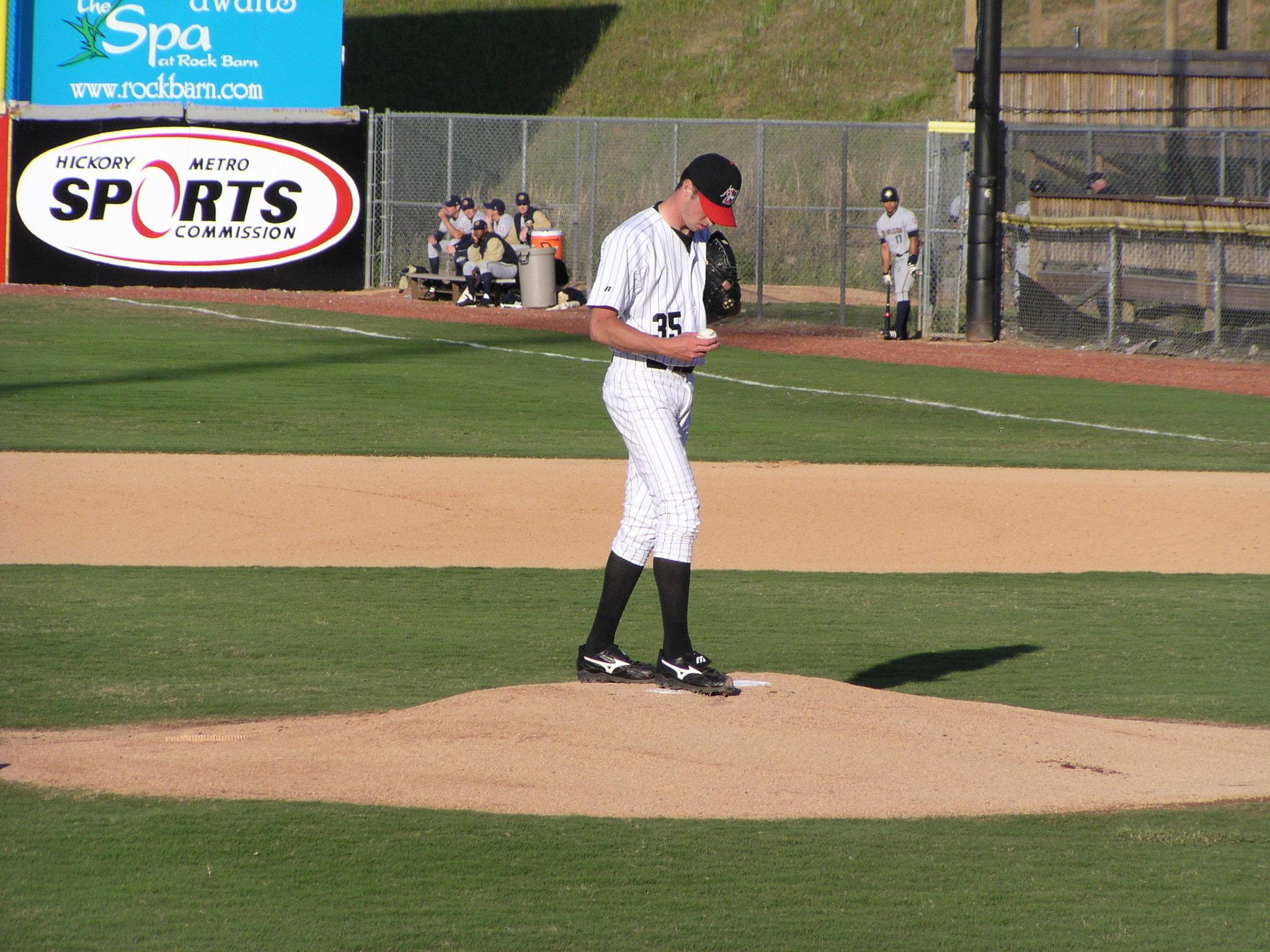 Charleston RiverDogs vs. Hickory Crawdads, Hickory, North Carolina ...