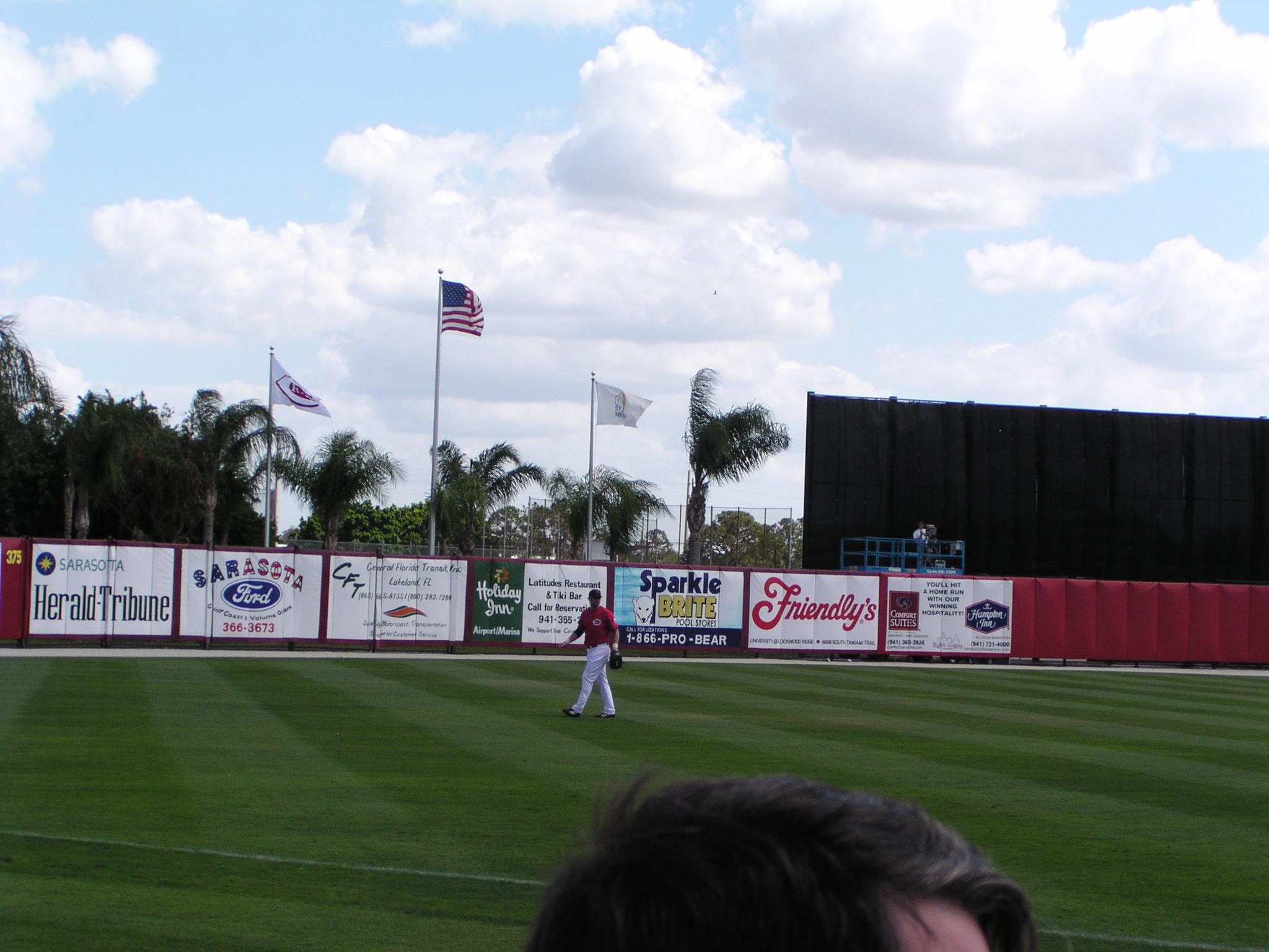 Spring Training Baseball in Sarasota, Florida - March 27, 2004
