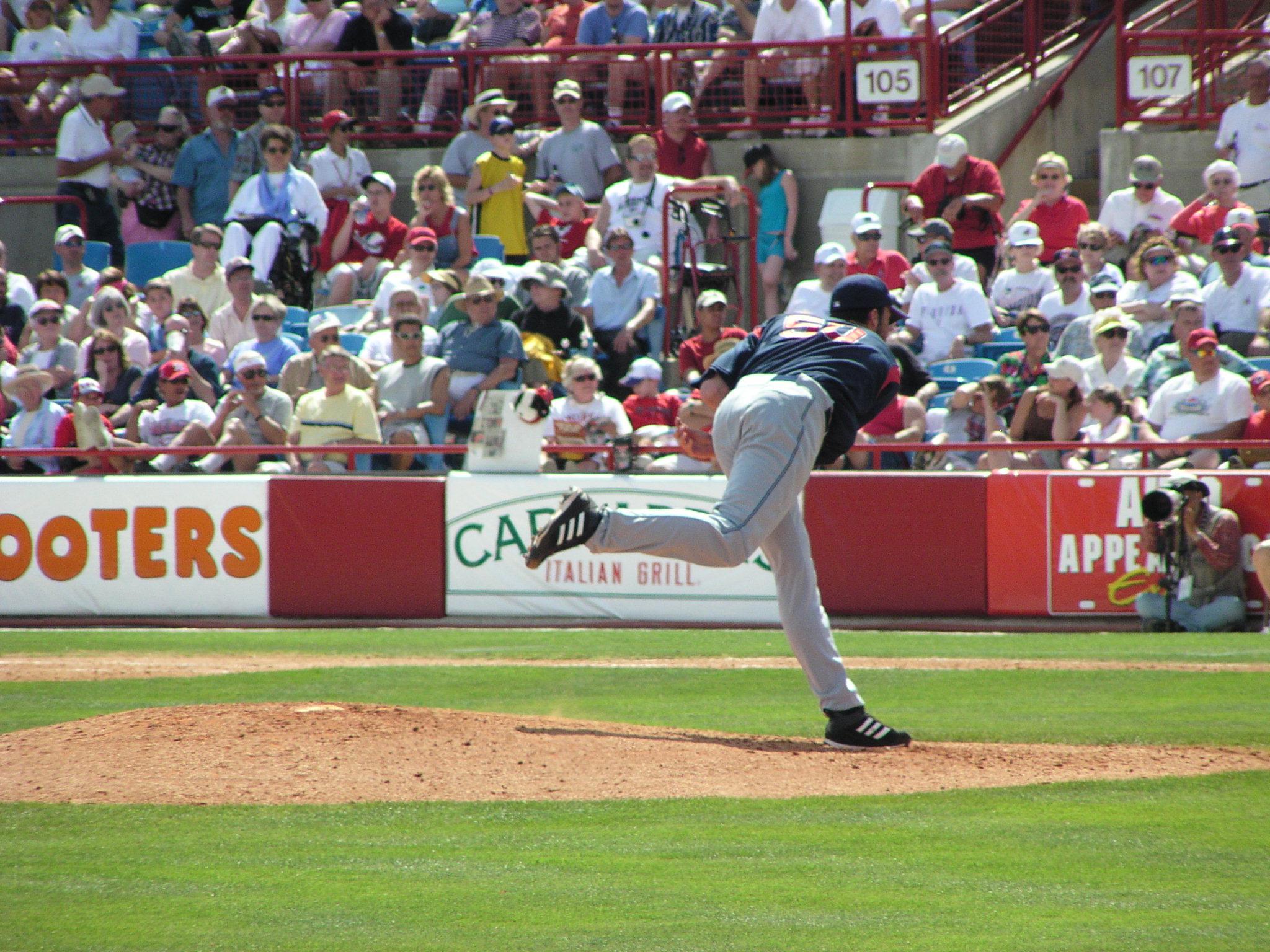 Spring Training Baseball in Sarasota, Florida - March 27, 2004