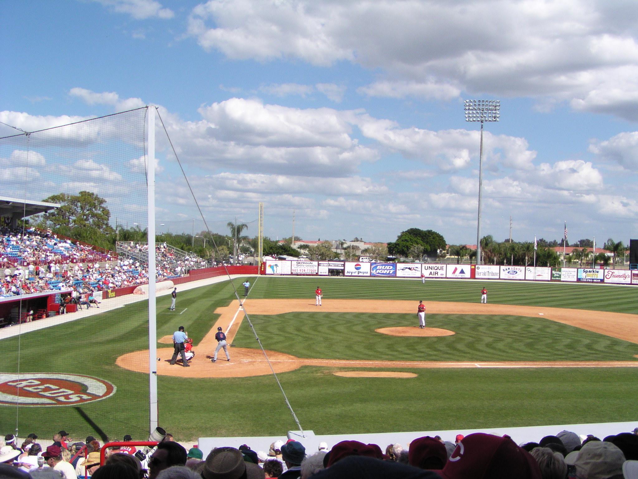 Spring Training Baseball in Sarasota, Florida - March 27, 2004