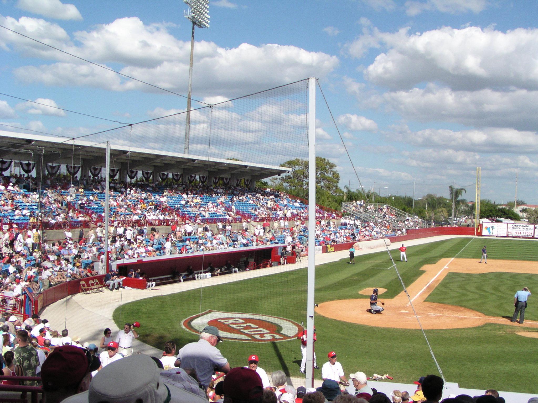 Spring Training Baseball in Sarasota, Florida - March 27, 2004