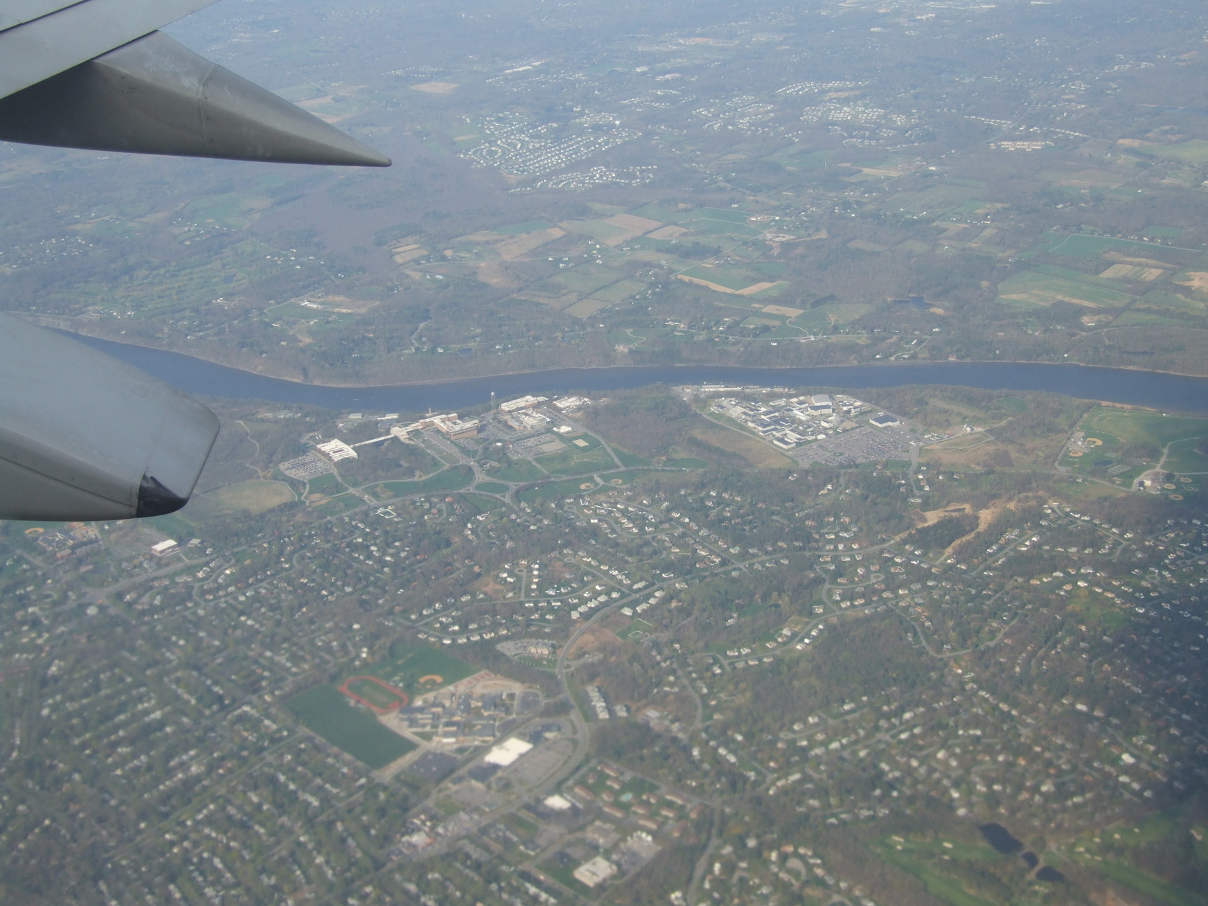 Capital District and Baltimore from Southwest Flight 581 - April 28, 2009