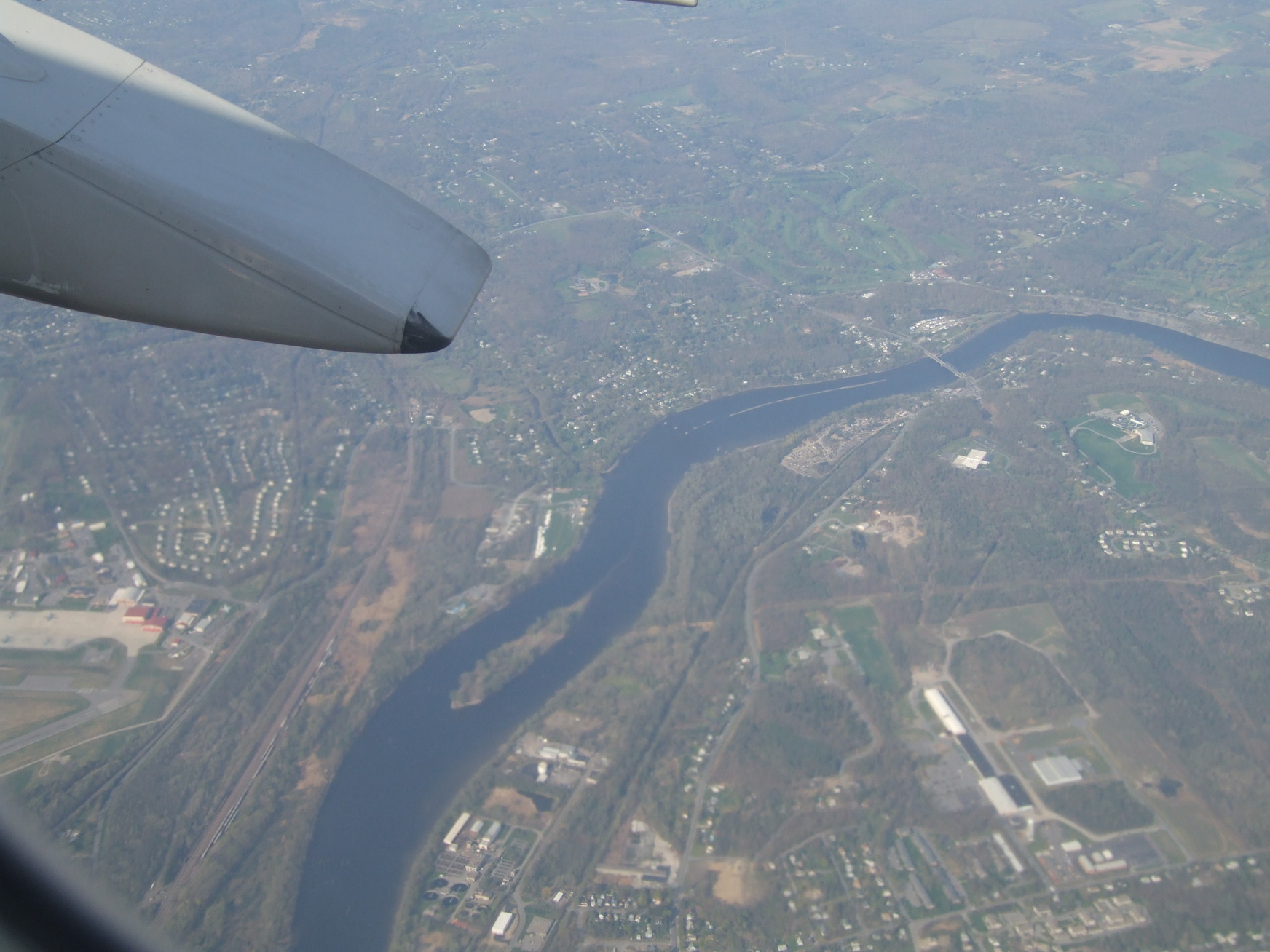 Capital District and Baltimore from Southwest Flight 581 - April 28, 2009