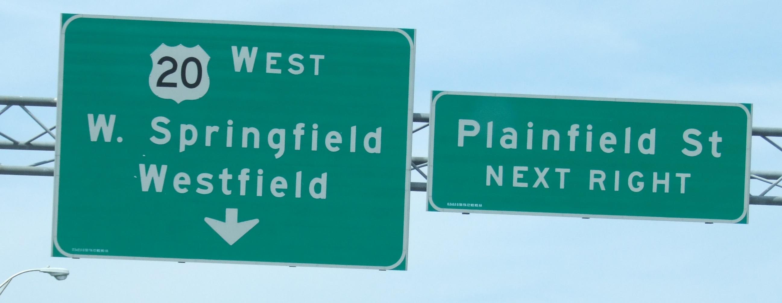 Roads and Signs Around Springfield, Mass. - May 12, 2007