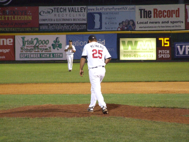 Vermont Lake Monsters vs. Tri-City ValleyCats, Joe Bruno Stadium, Troy ...