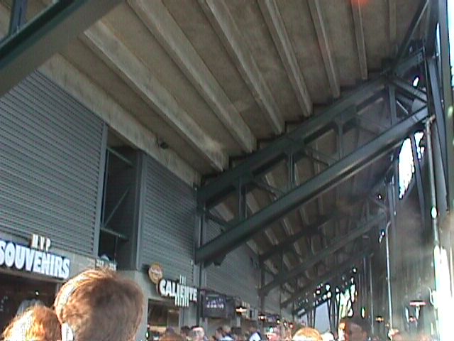 Outdoor concourse.