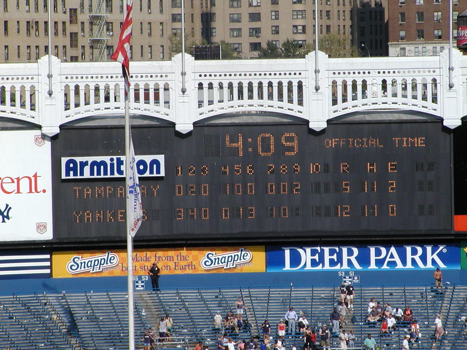 Yankee Stadium - August 16, 2001