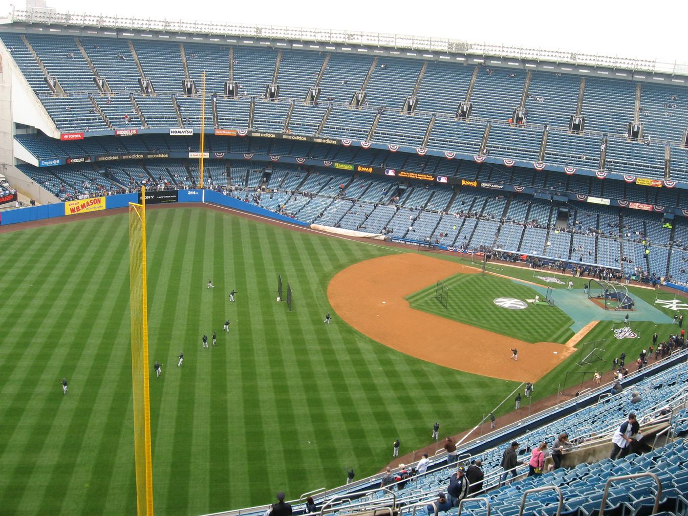 Tampa Bay Devil Rays vs. New York Yankees, Yankee Stadium, Bronx, New ...